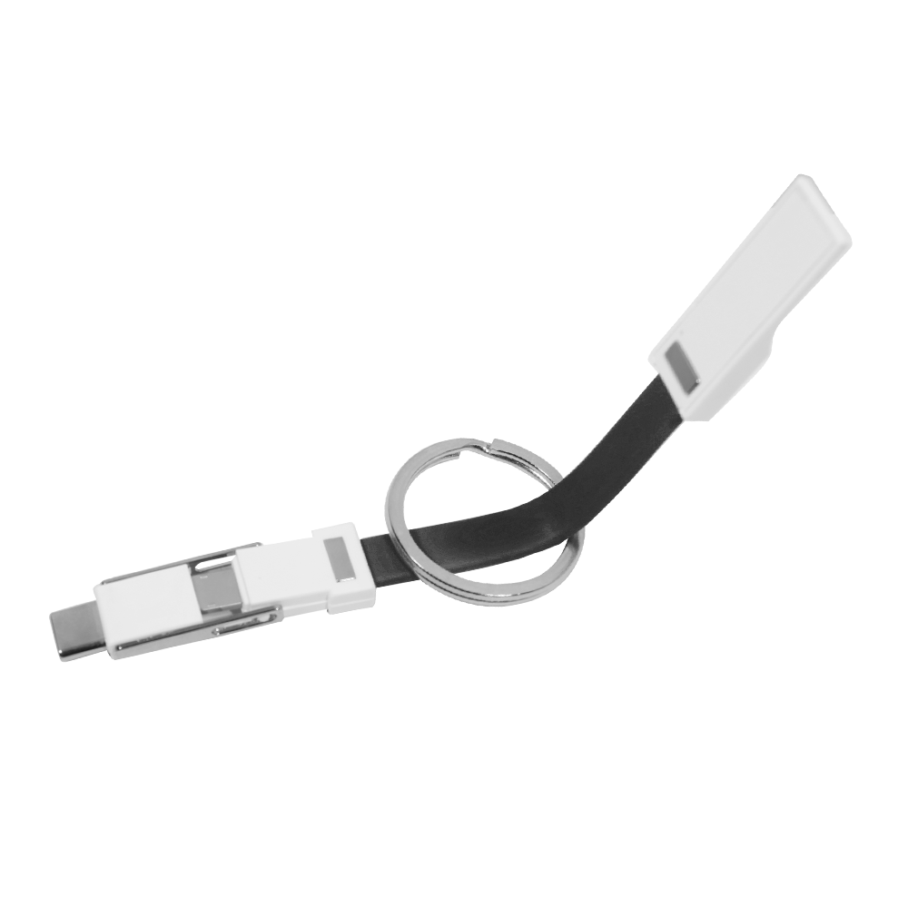 Carol Stream 3-in-1 Key Ring Charging Cable - CBL45 | SunJoy Group, Inc.