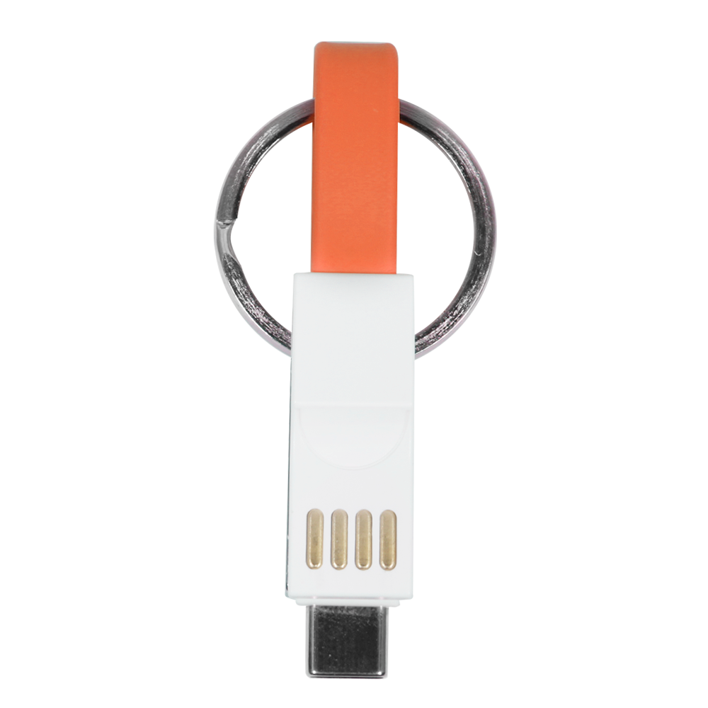 Carol Stream 3-in-1 Key Ring Charging Cable - CBL45 | SunJoy Group, Inc.
