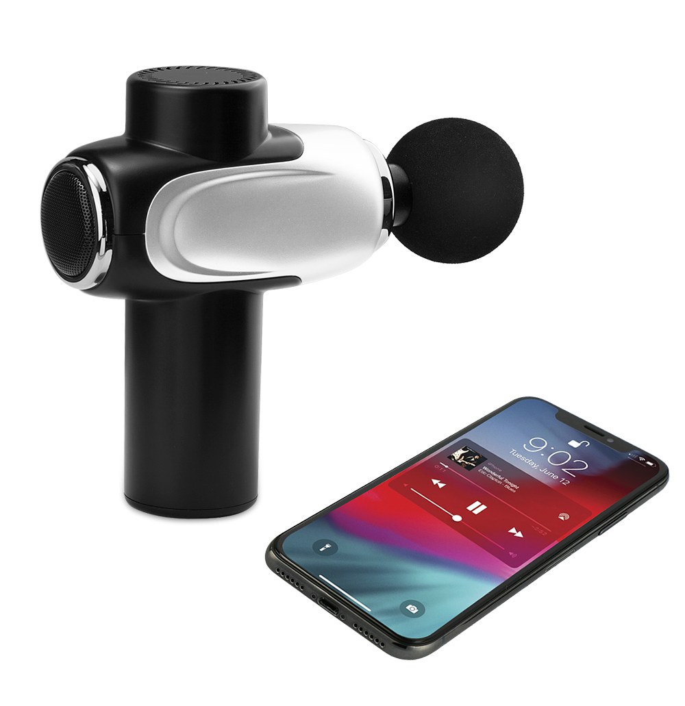 Garlock Massage Gun and Bluetooth Speaker - MG03 | SunJoy Group, Inc.