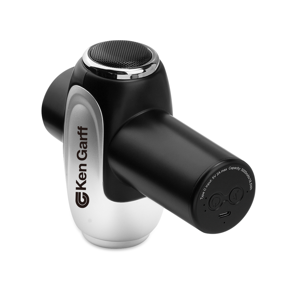 Garlock Massage Gun and Bluetooth Speaker - MG03 | SunJoy Group, Inc.