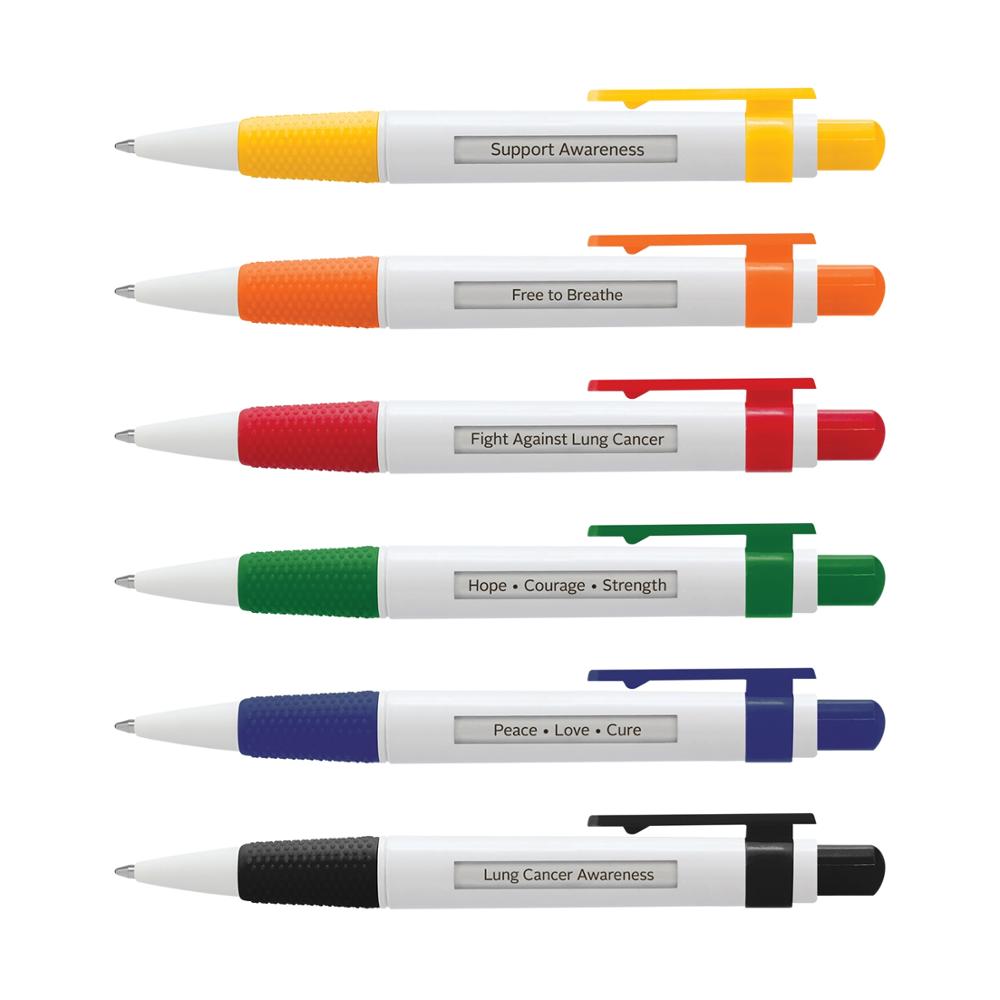OEM Plastic 6 TXT Message Ball Pen with Rubber Grip - PEN14 | SunJoy ...