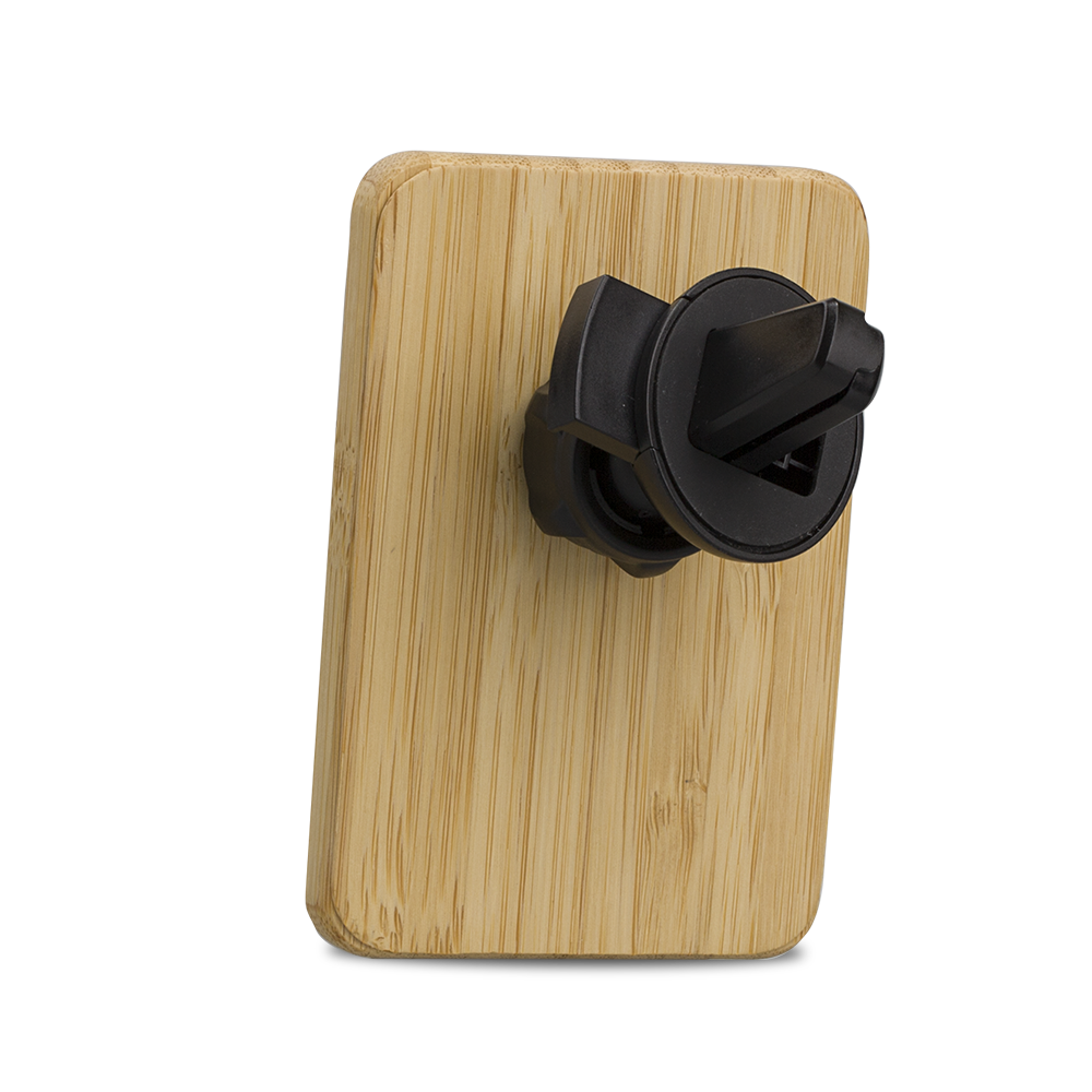 15W bamboo magnetic magesafe phone car mount charger - WCC05 | SunJoy ...