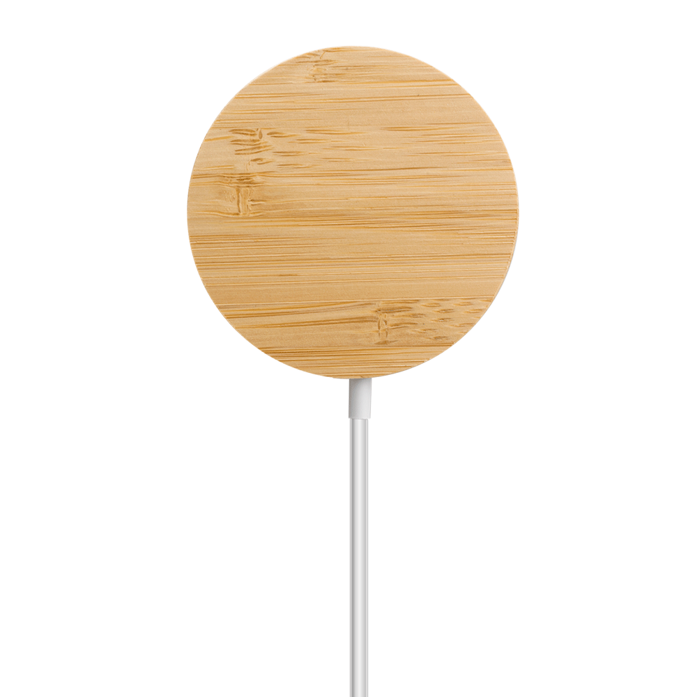 Rosedale 15W Bamboo Magnetic Wireless Charger - WSC132 | SunJoy Group, Inc.