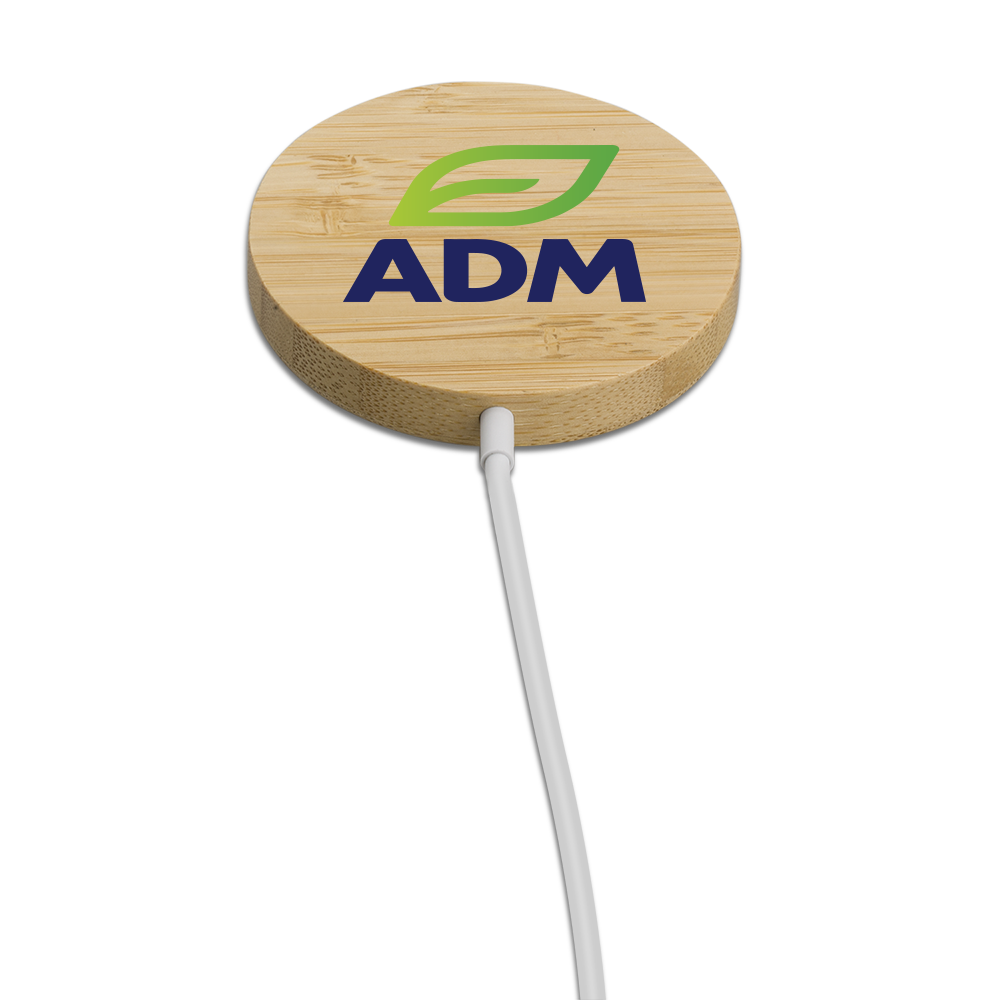 Rosedale 15W Bamboo Magnetic Wireless Charger - WSC132 | SunJoy Group, Inc.