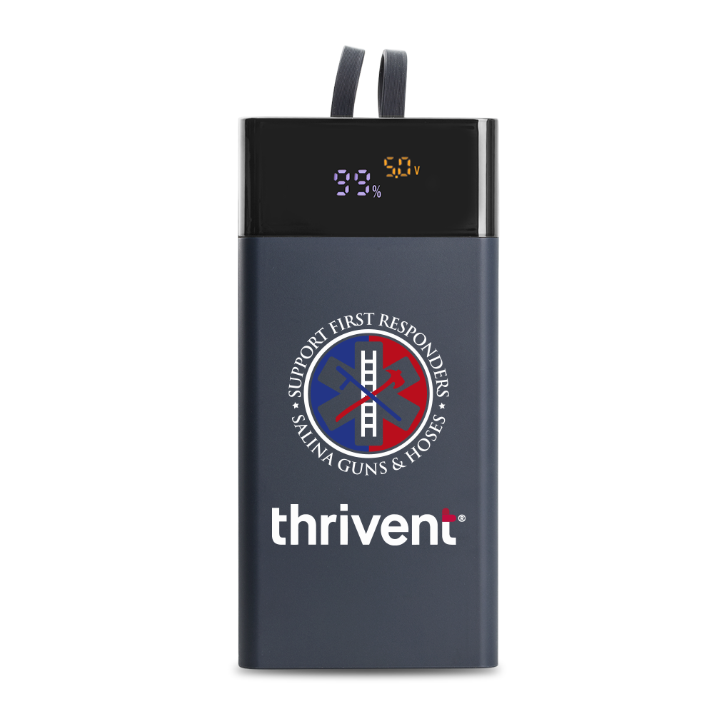 20W PD 20000mAh Power Bank with color screen display and built-in ...