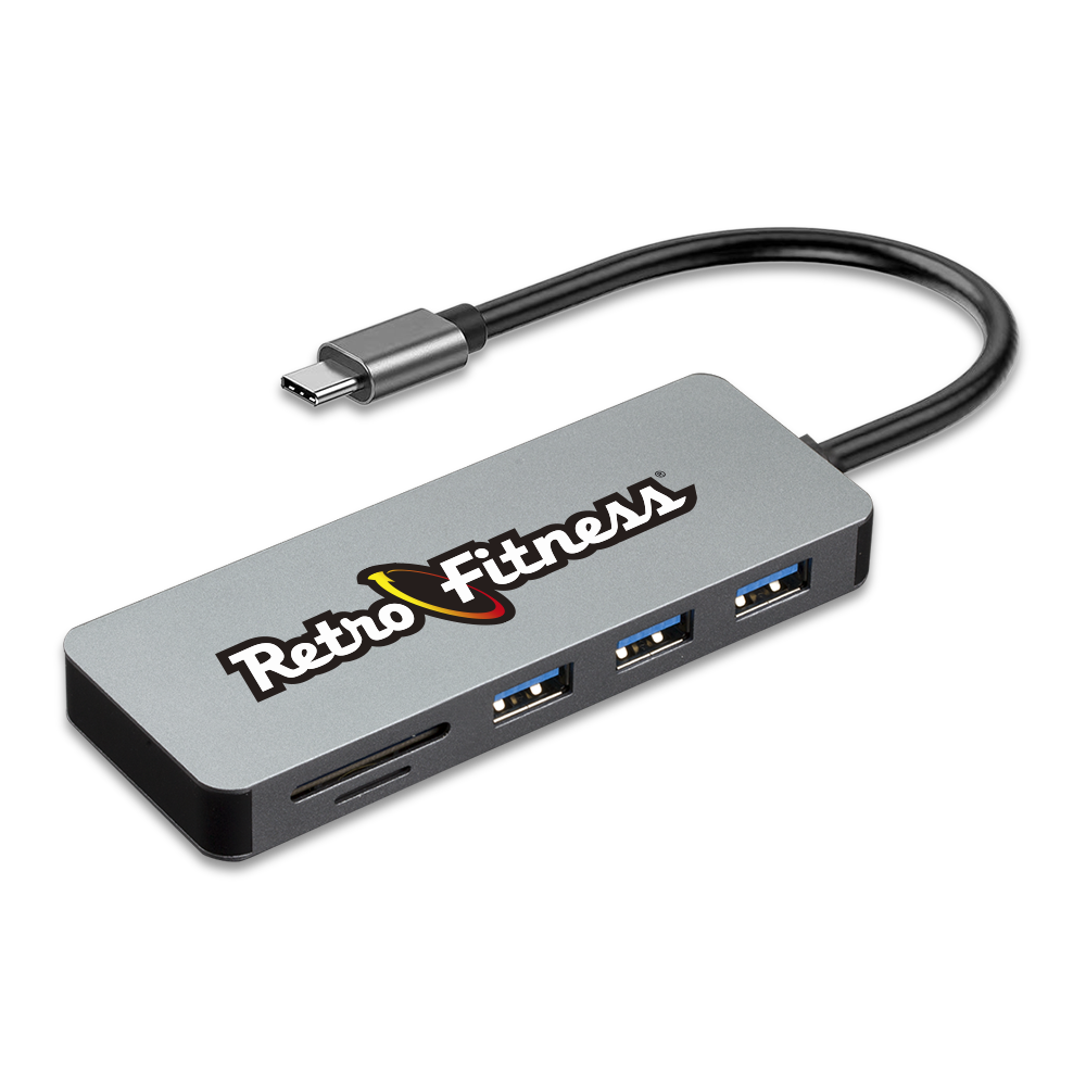 USB C Hub with 3 USB 3.0 and SD/Micro SD Card Reader - HB26 | SunJoy ...