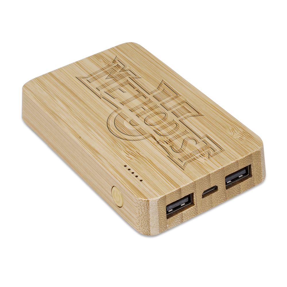 Eden Green Bamboo Wireless Power Bank 5000 - PWB266 | SunJoy Group, Inc.