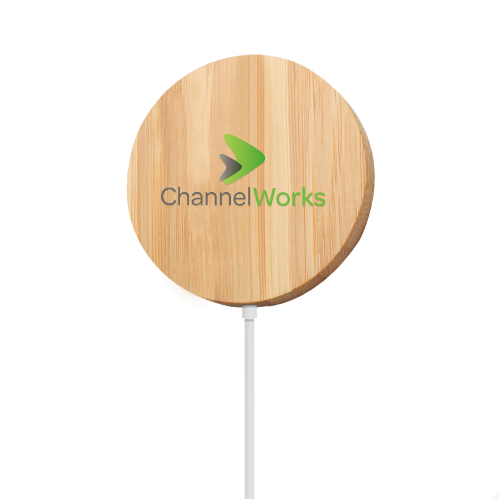Rochester 5W Bamboo Magnetic Wireless Charger - WSC168 | SunJoy Group, Inc.