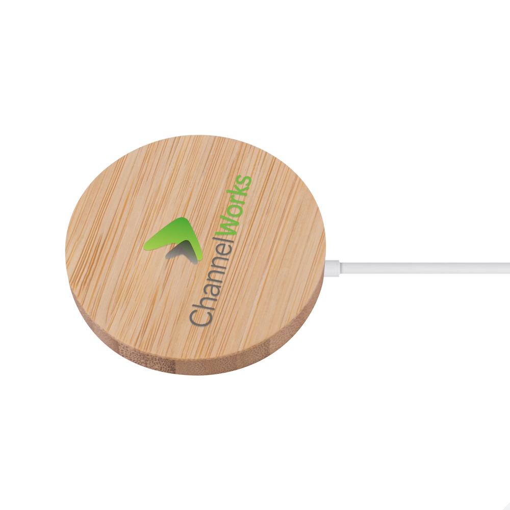 Rochester 5W Bamboo Magnetic Wireless Charger - WSC168 | SunJoy Group, Inc.