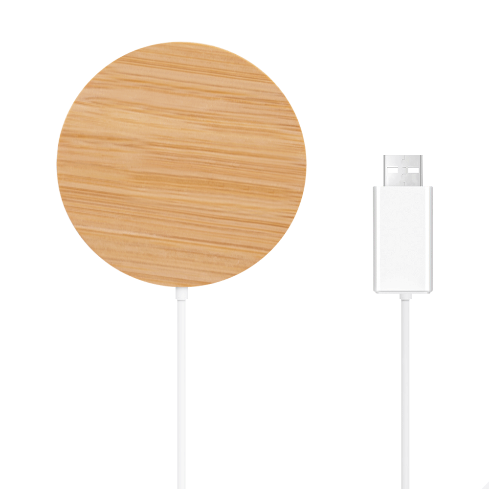 Rochester 5W Bamboo Magnetic Wireless Charger - WSC168 | SunJoy Group, Inc.
