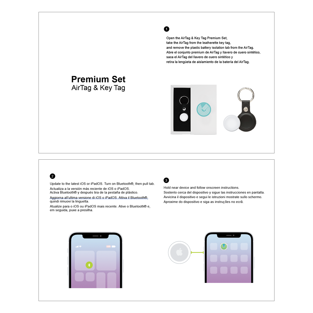 AirTag & Key Tag Customizable Gift Box Premium Set - AirTagSet2 ...